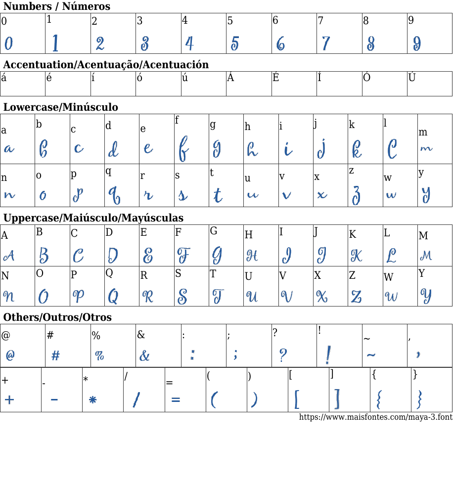 Maya Hand: Free Font Download | MaisFontes