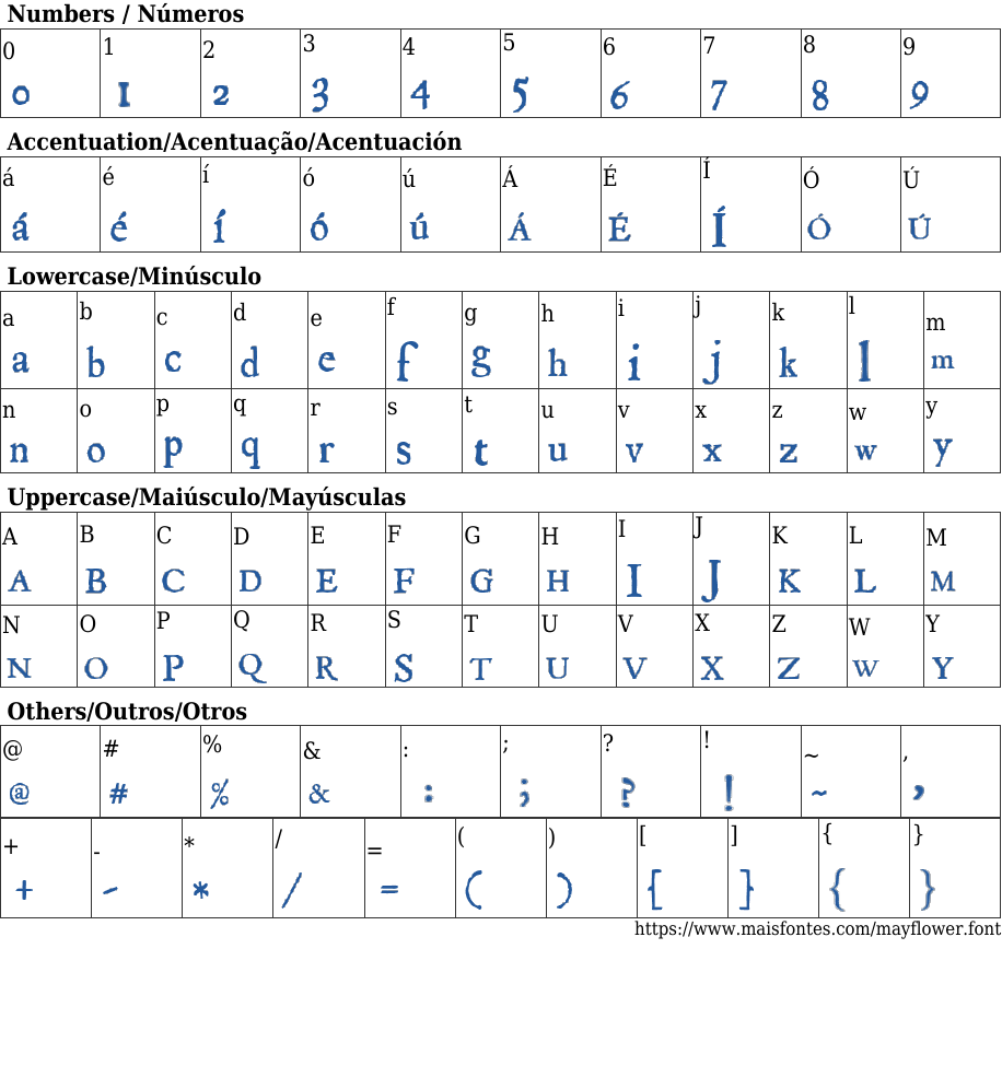 Mayflower: Free Font Download | MaisFontes