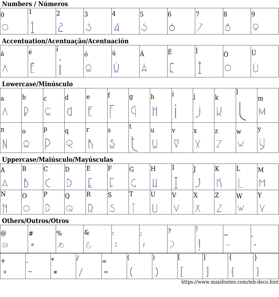 MB DECO: Free Font Download | MaisFontes