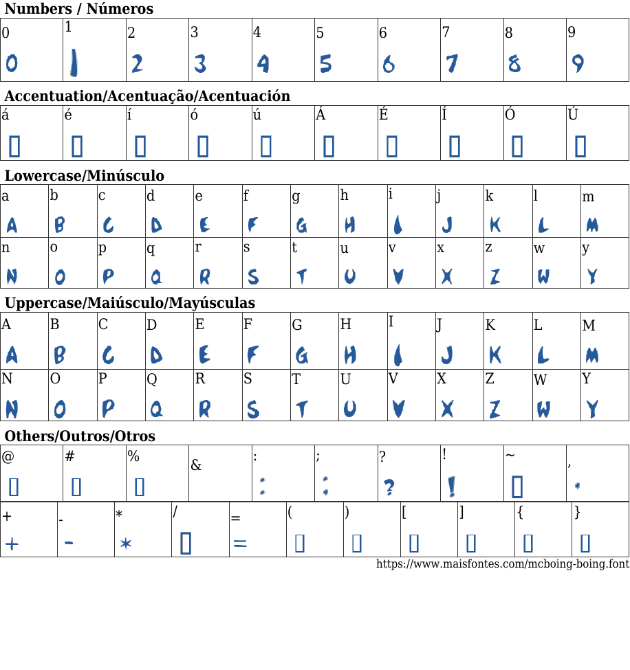 McBoing Boing: Free Font Download | MaisFontes