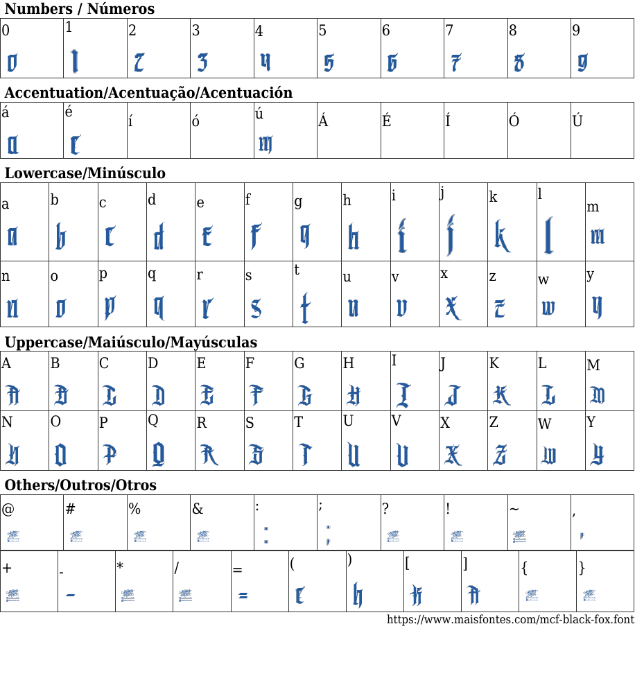 MCF Black Fox Font: Free Download | MaisFontes