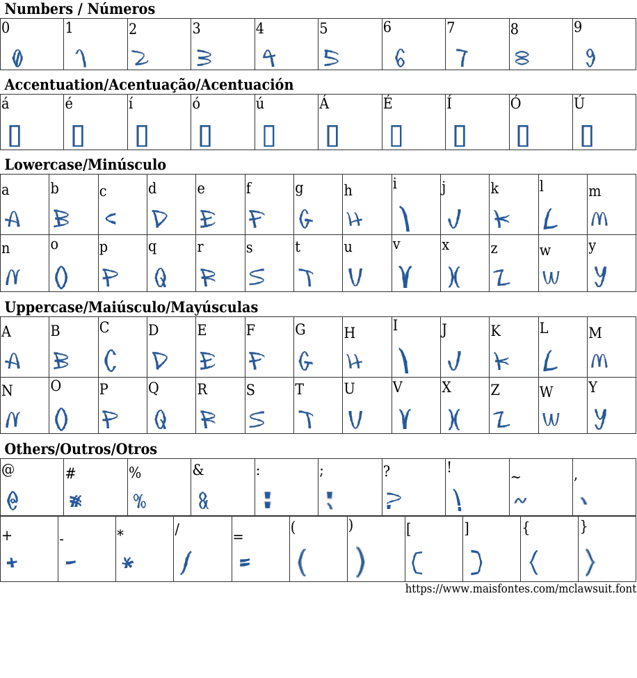 McLawsuit: Baixar Fonte Grátis | MaisFontes