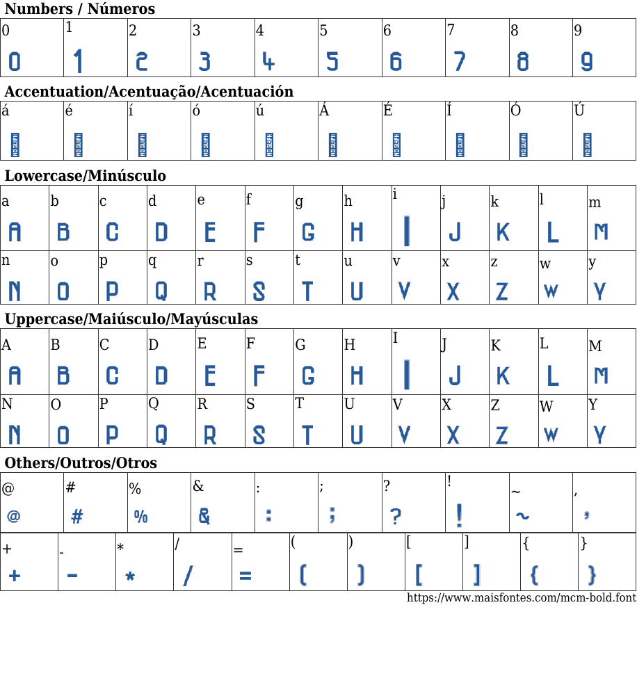 MCM Bold: Free Font Download | MaisFontes