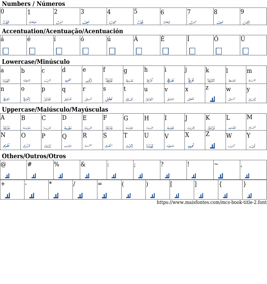 Mcs Book Title 2: Free Font Download | MaisFontes