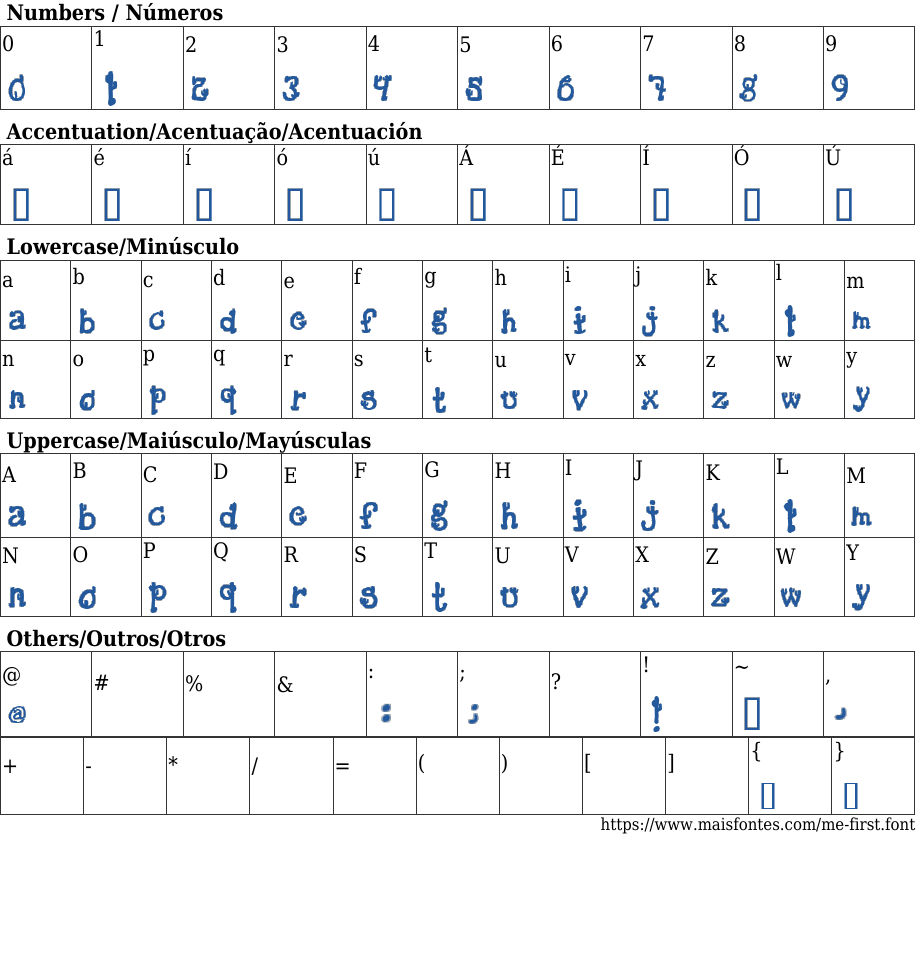 Me First: Baixar Fonte Grátis | MaisFontes