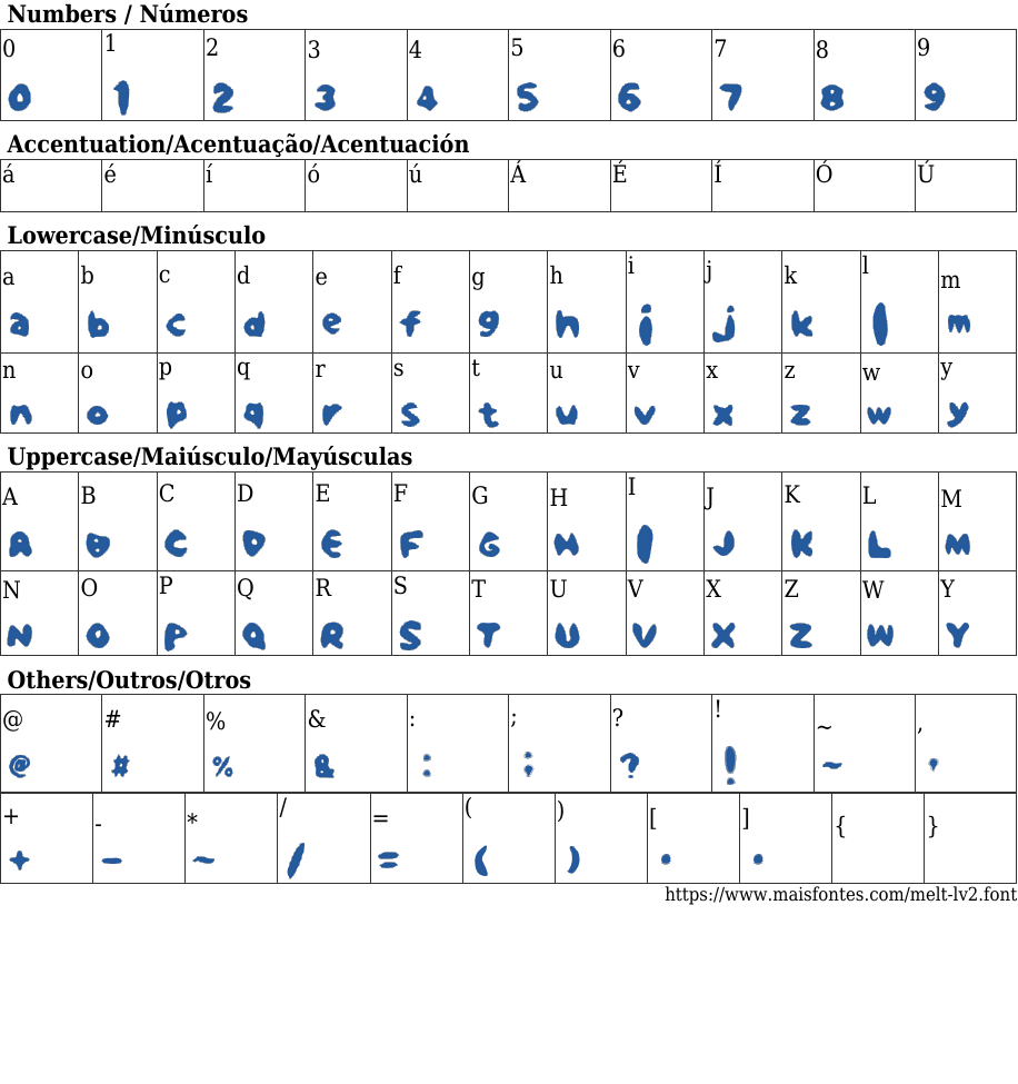 Melt LV2: Free Font Download | MaisFontes