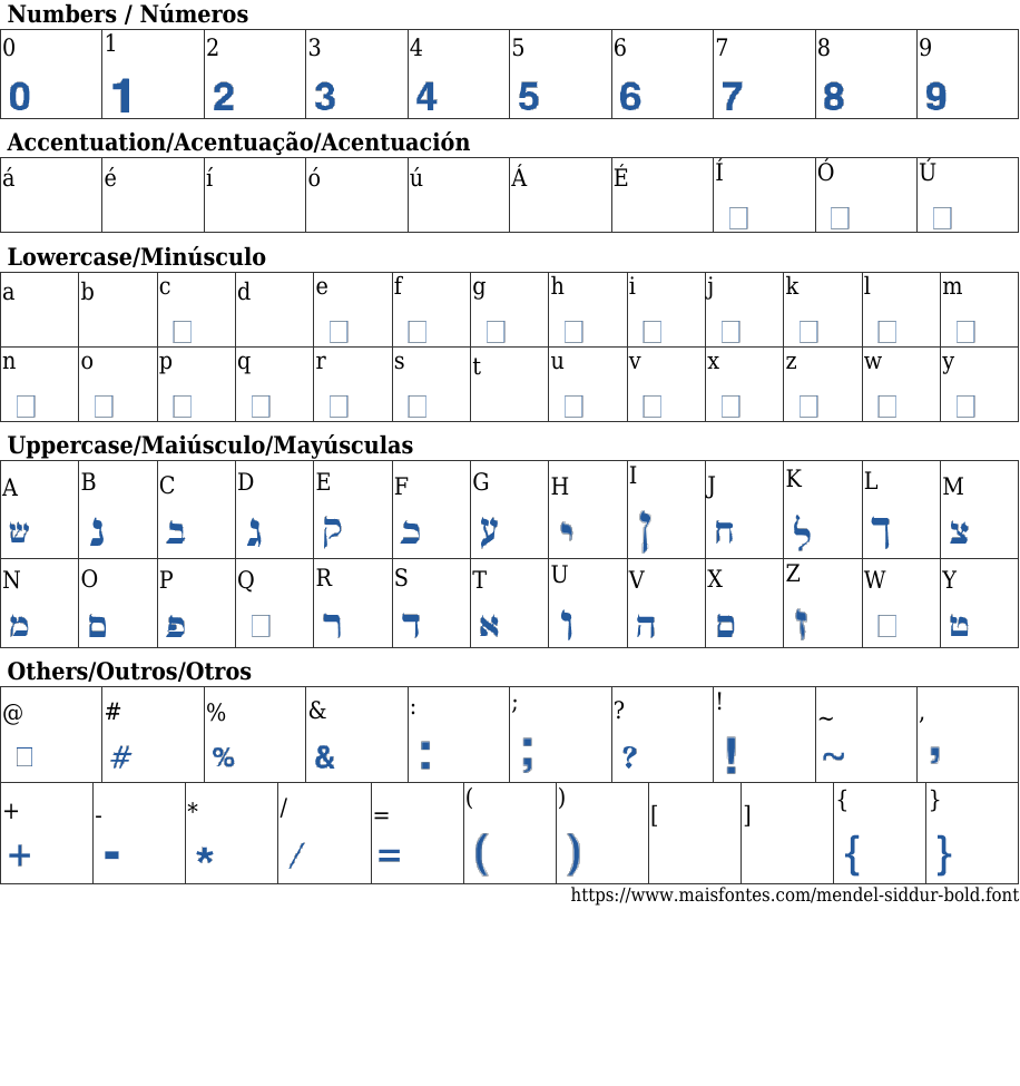 MENDEL SIDDUR BOLD CAPS: Download Free Font | MaisFontes
