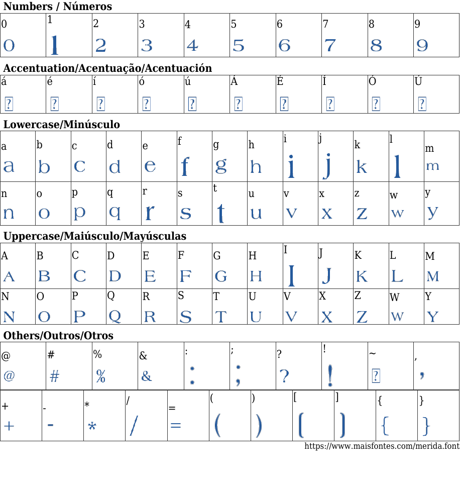 Merida: Download Free Font | MaisFontes