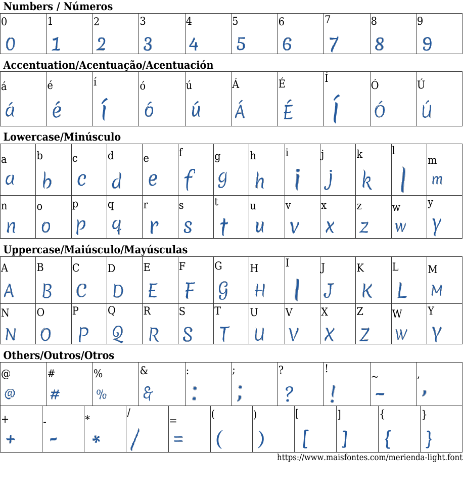 Merienda Light Font: Free Download | MaisFontes