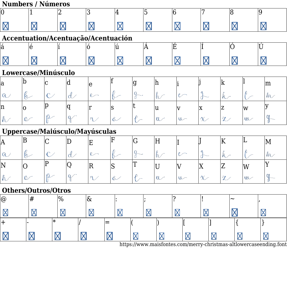 Merry Christmas Alt Lowercase All Font: Free Download | MaisFontes