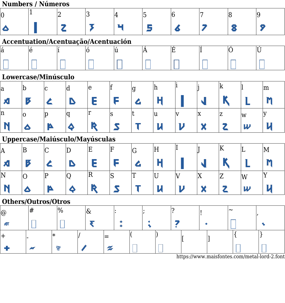 Metal Lord Heavy: Baixar Fonte Grátis | MaisFontes
