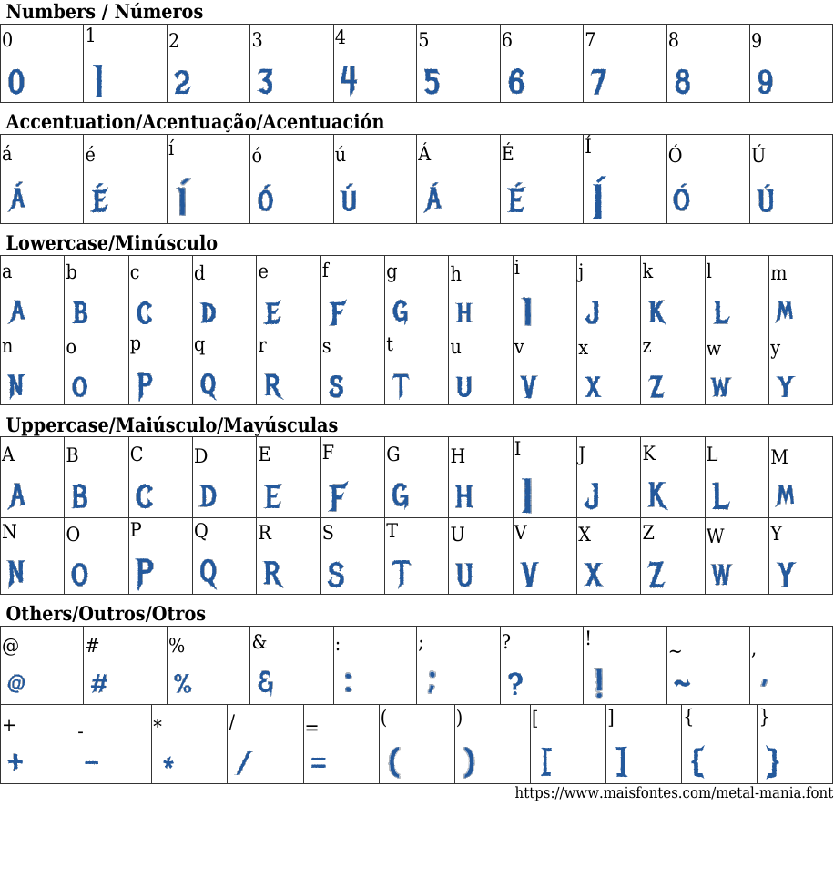 Metal Mania: Free Font Download | MaisFontes