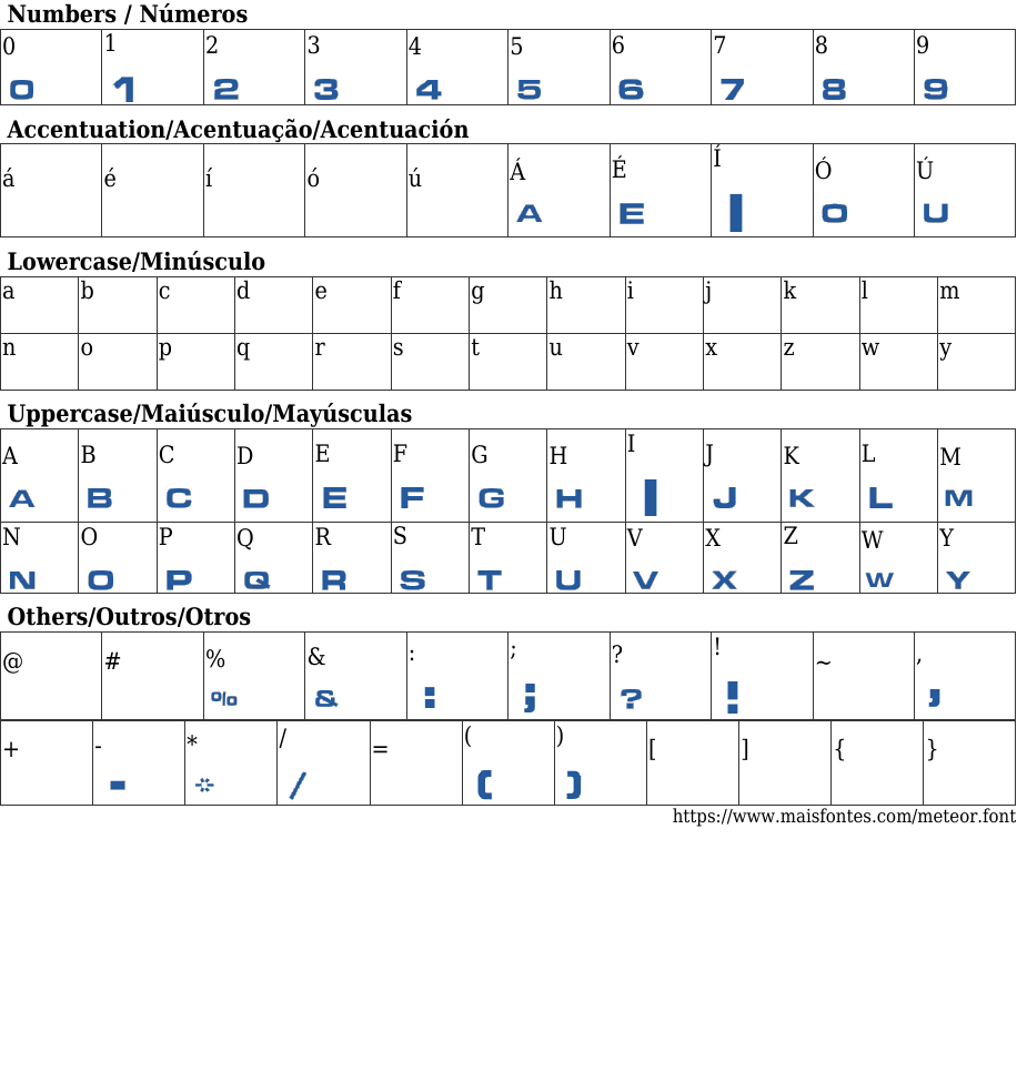 METEOR CAPS: Free Font Download | MaisFontes