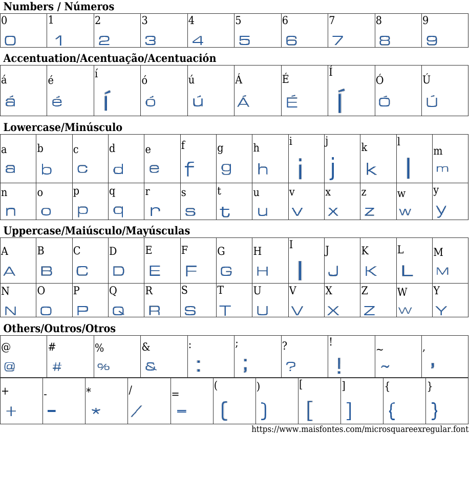 Micro Square Expanded: Free Font Download | MaisFontes