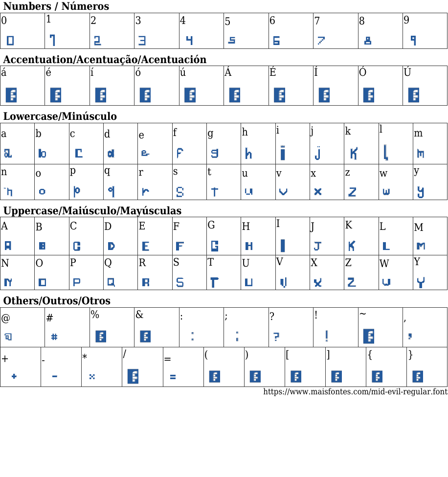 Mid Evil Regular: Descargar Fuente Gratis | MaisFontes