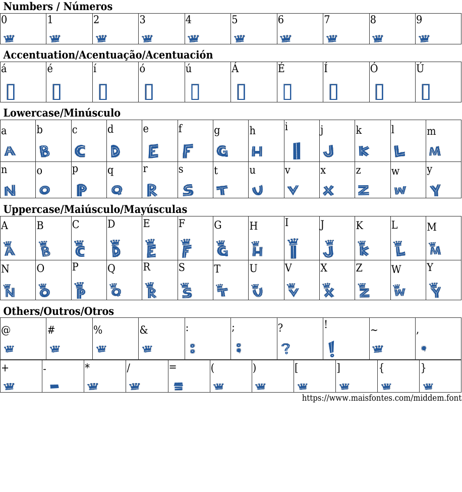 Middem Font: Free Download | MaisFontes