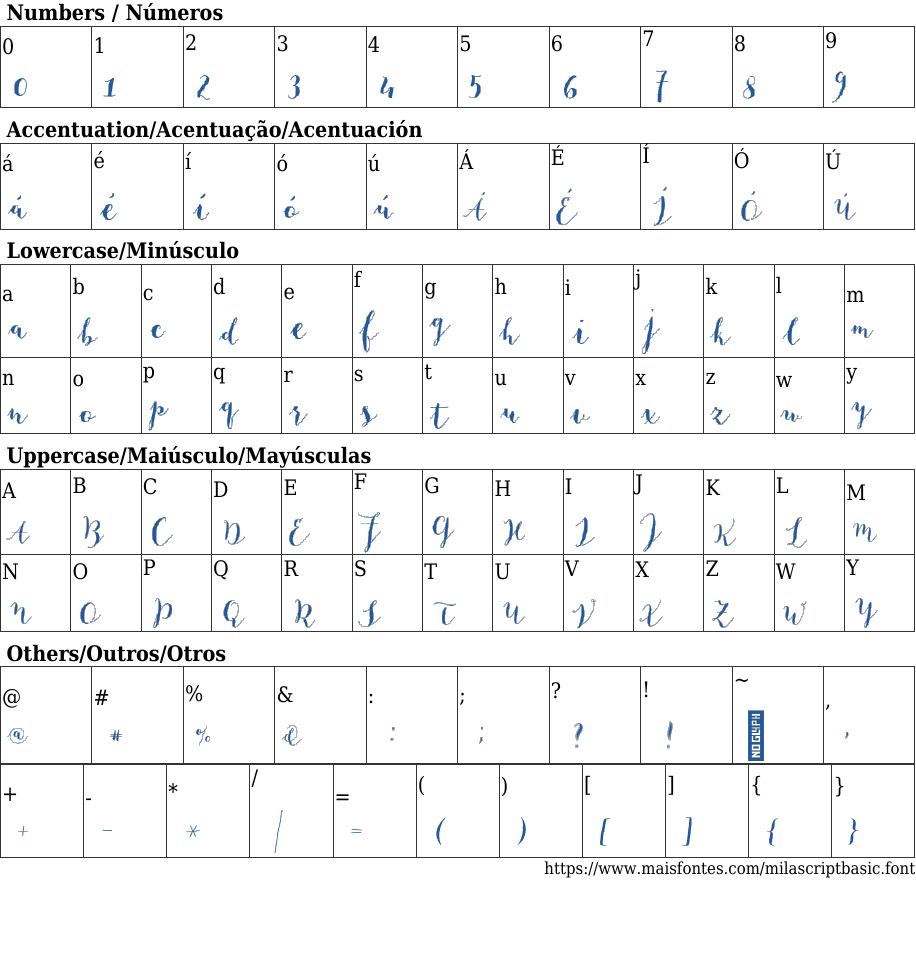 Mila Script Basic: Free Font Download | MaisFontes