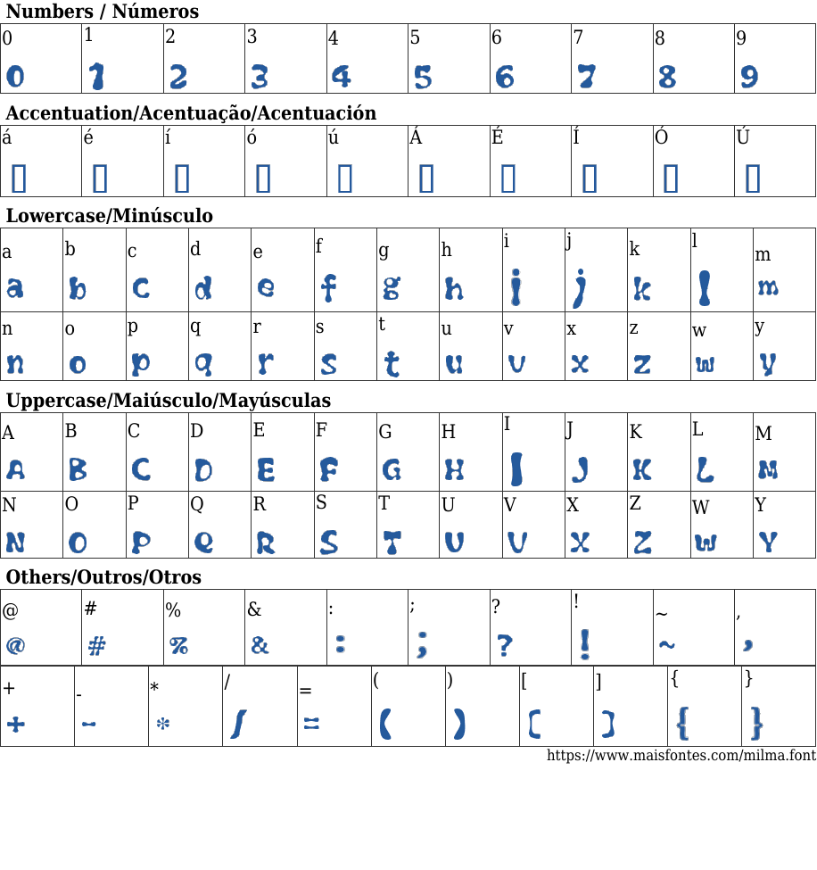 Milma: Free Font Download | MaisFontes