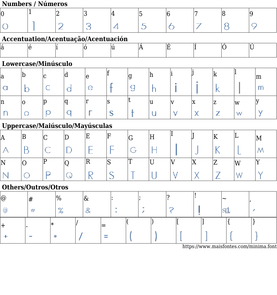 Minima: Free Font Download | MaisFontes