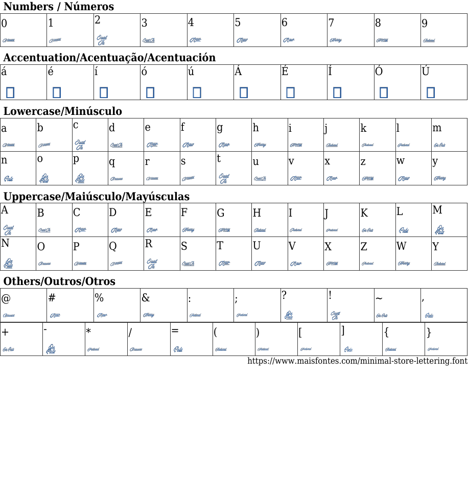Minimal Store Lettering: Free Font Download | MaisFontes