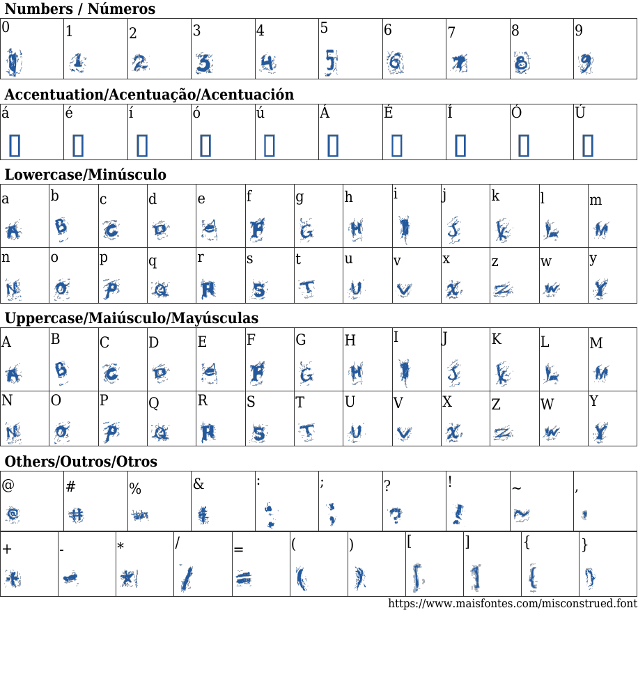 Misconstrued Font: Free Download | MaisFontes
