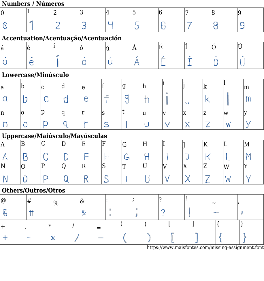 Missing Assignment: Free Font Download | MaisFontes