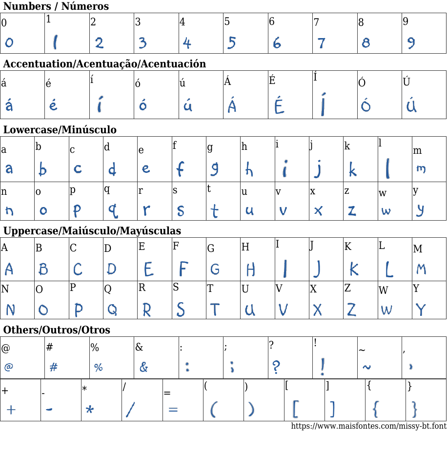 Missy BT: Free Font Download | MaisFontes