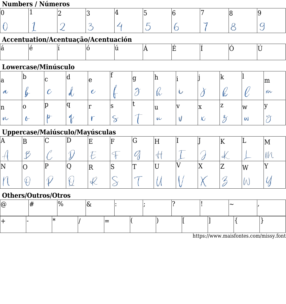 Missy: Free Font Download | MaisFontes