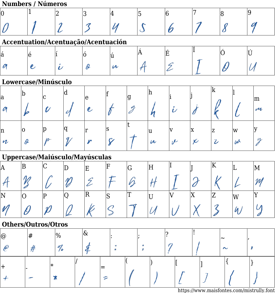 Mistrully: Free Font Download | MaisFontes