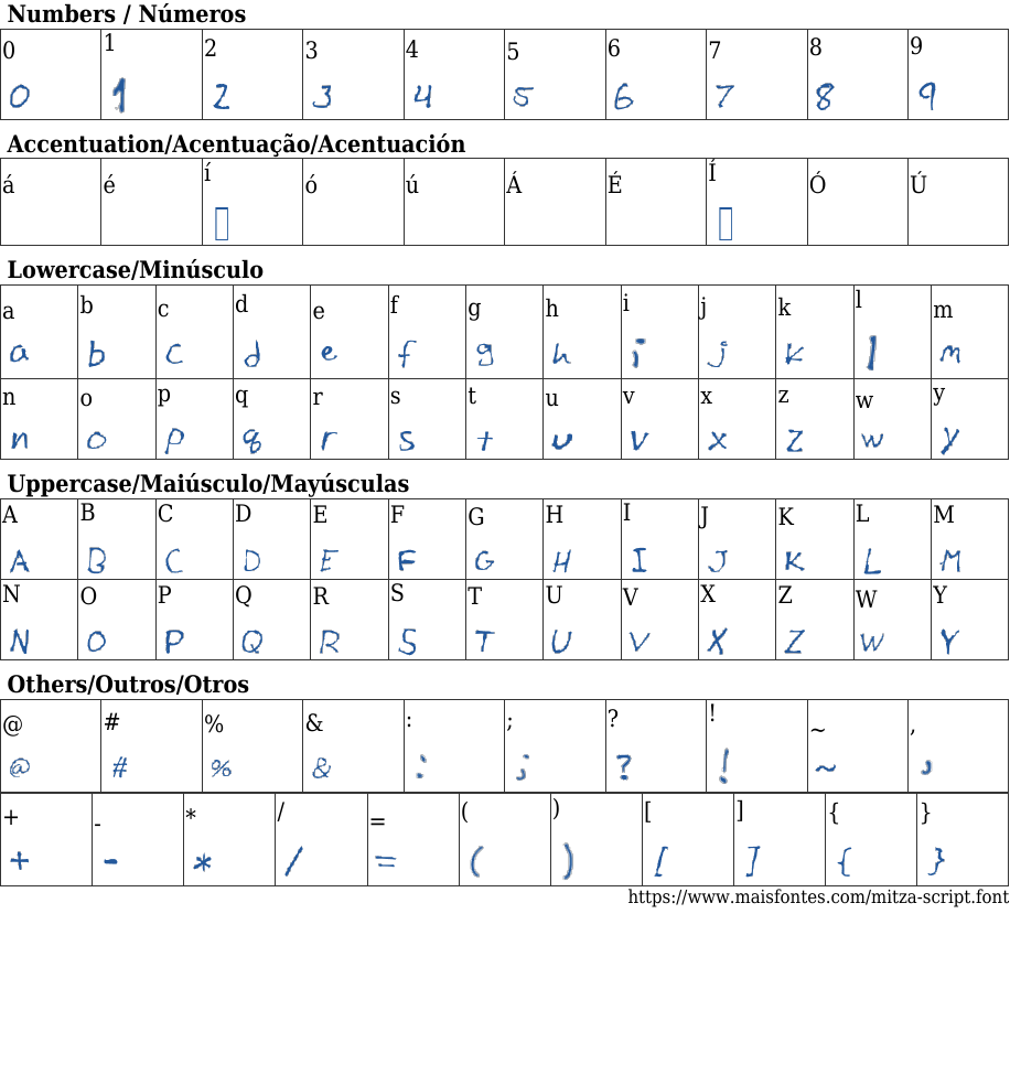 Mitza Script: Baixar Fonte Grátis | MaisFontes