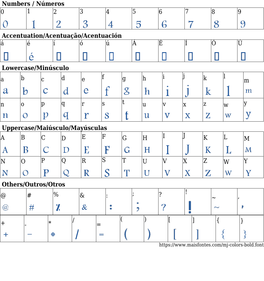 Mj colors Bold: Free Font Download | MaisFontes