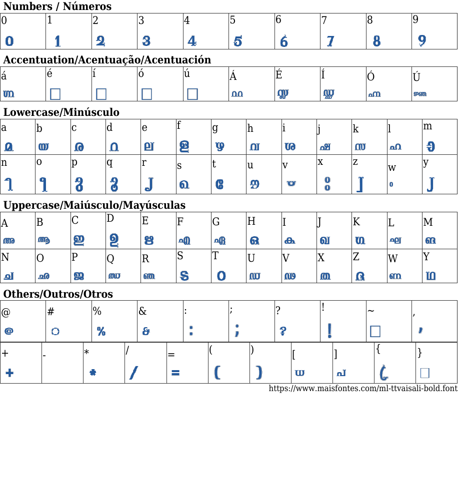 ML TTVaisali Bold: Free Font Download | MaisFontes