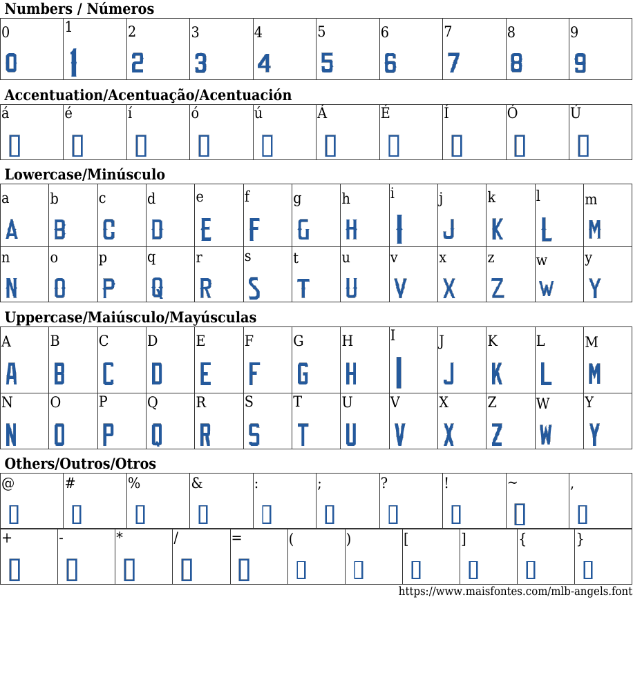 MLB Angels：無料フォントをダウンロード | MaisFontes
