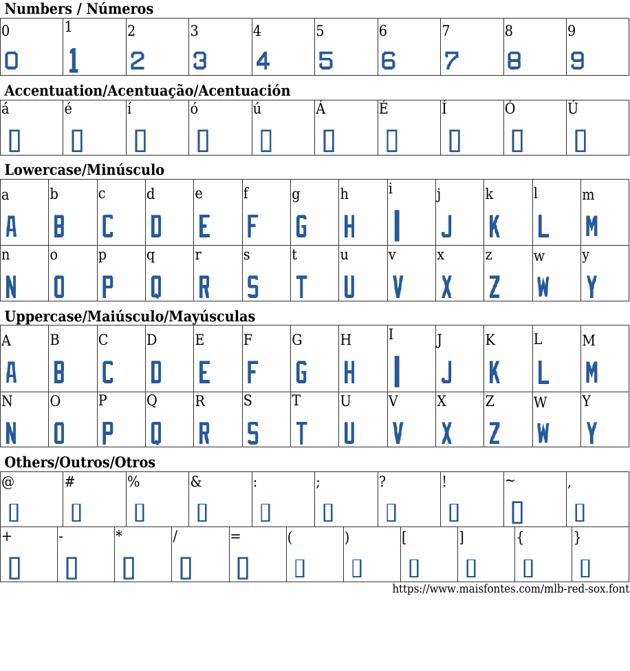 MLB Red Sox Font: Free Download | MaisFontes