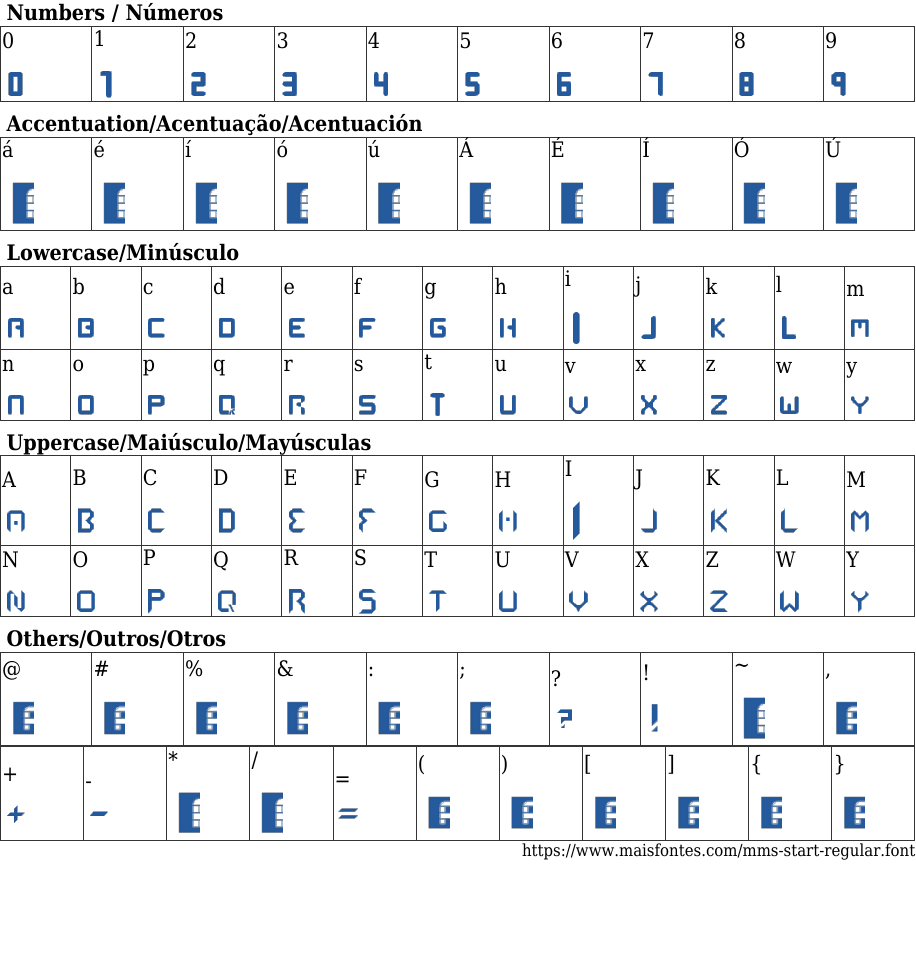 Mms start Regular: Baixar Fonte Grátis | MaisFontes