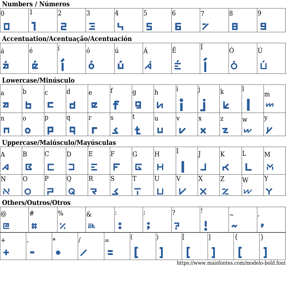 Modelo Bold: Free Font Download | MaisFontes