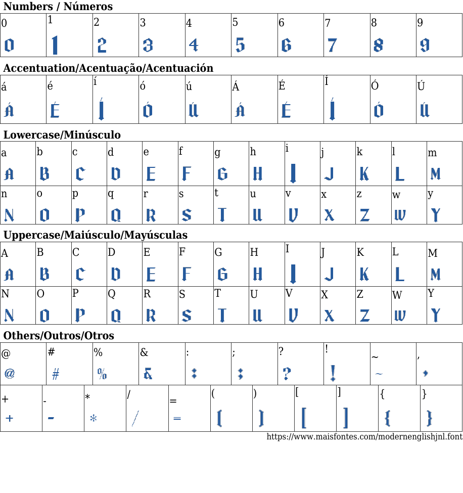 Modern English Font: Free Download | MaisFontes