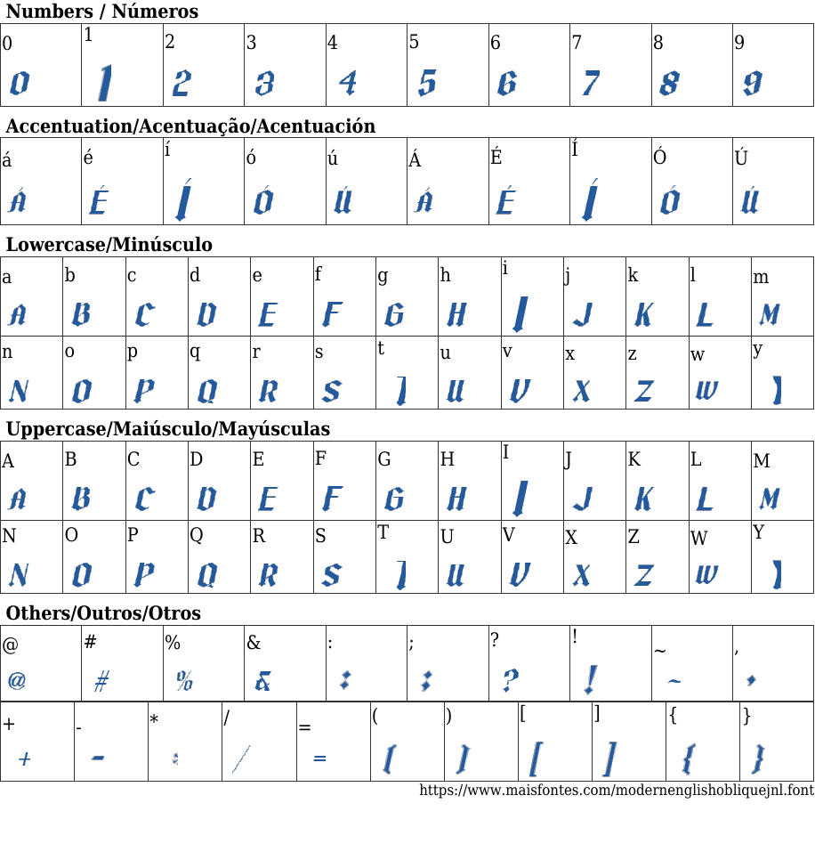 Modern English Oblique: Free Font Download | MaisFontes