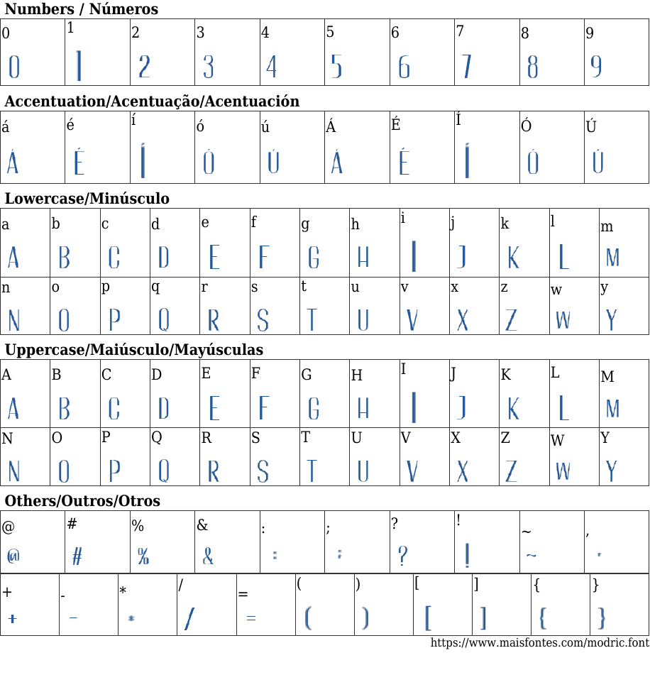 Modric Font: Free Download | MaisFontes