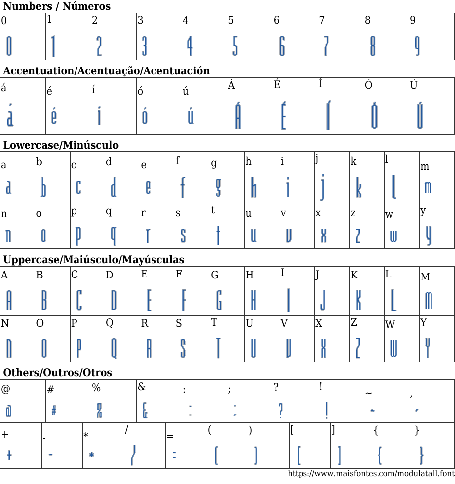 Modula Tall: Free Font Download | MaisFontes