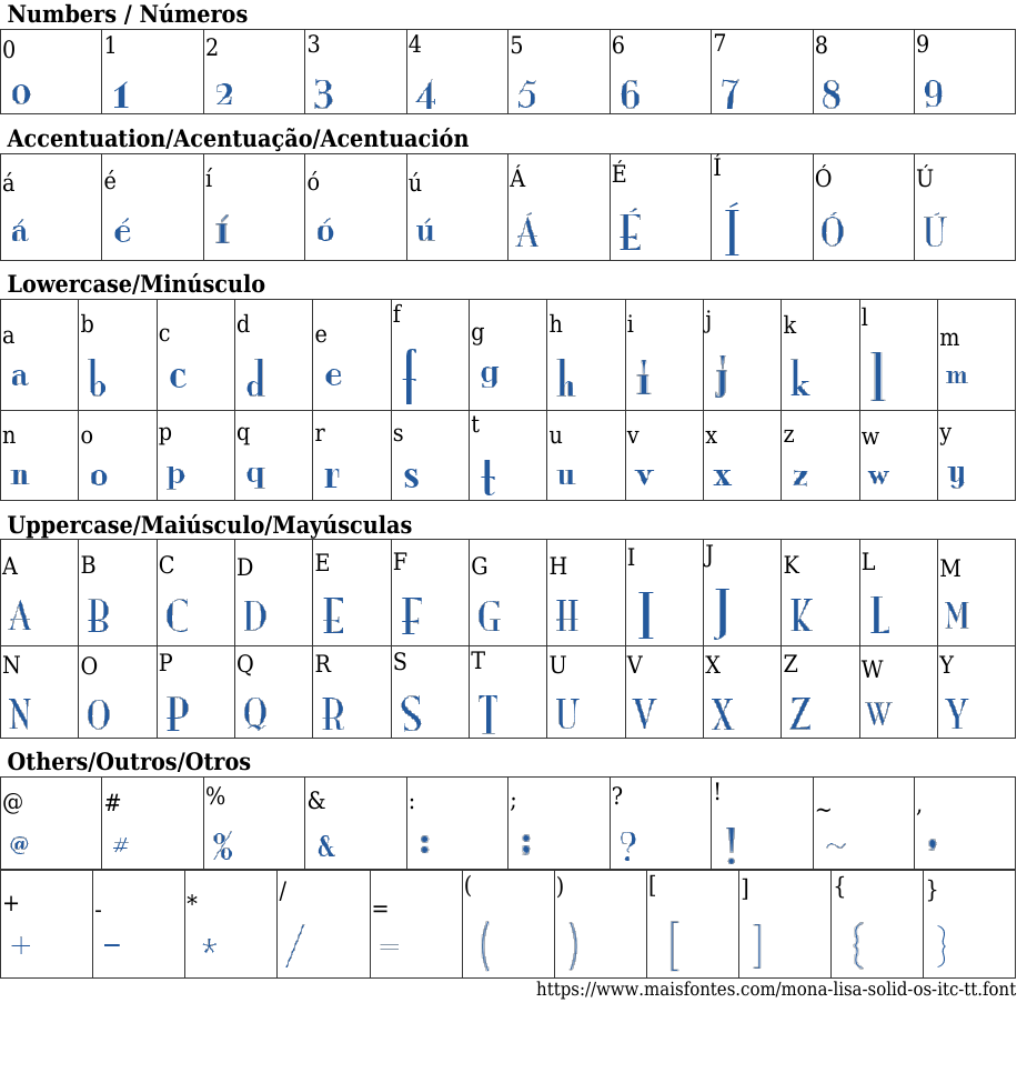 Mona Lisa Solid OS TT: Free Font Download | MaisFontes