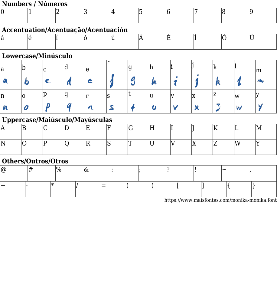 Monika Monika: Free Font Download | MaisFontes