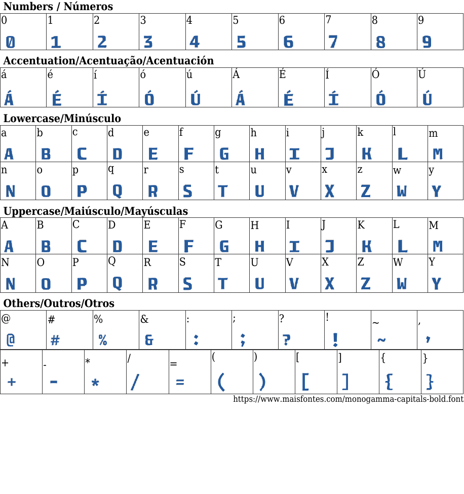 Monogamma Capitals Bold Font: Free Download | MaisFontes