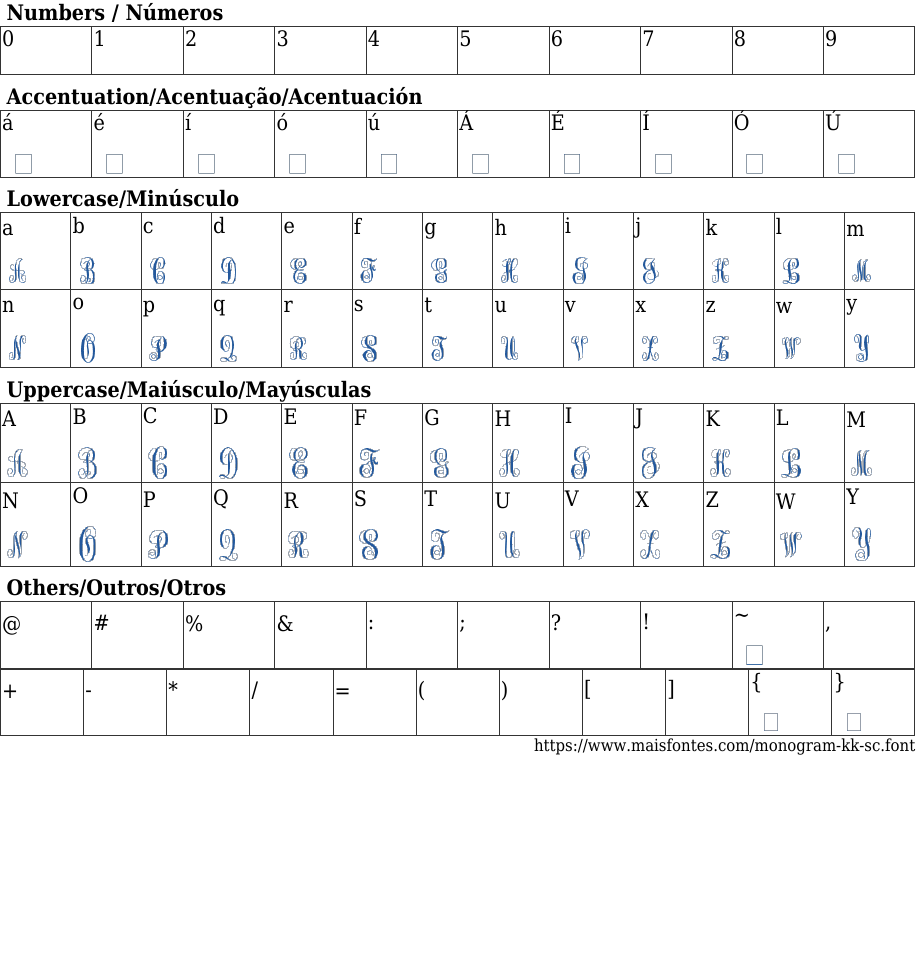 Monogram KK SC: Baixar Fonte Grátis | MaisFontes
