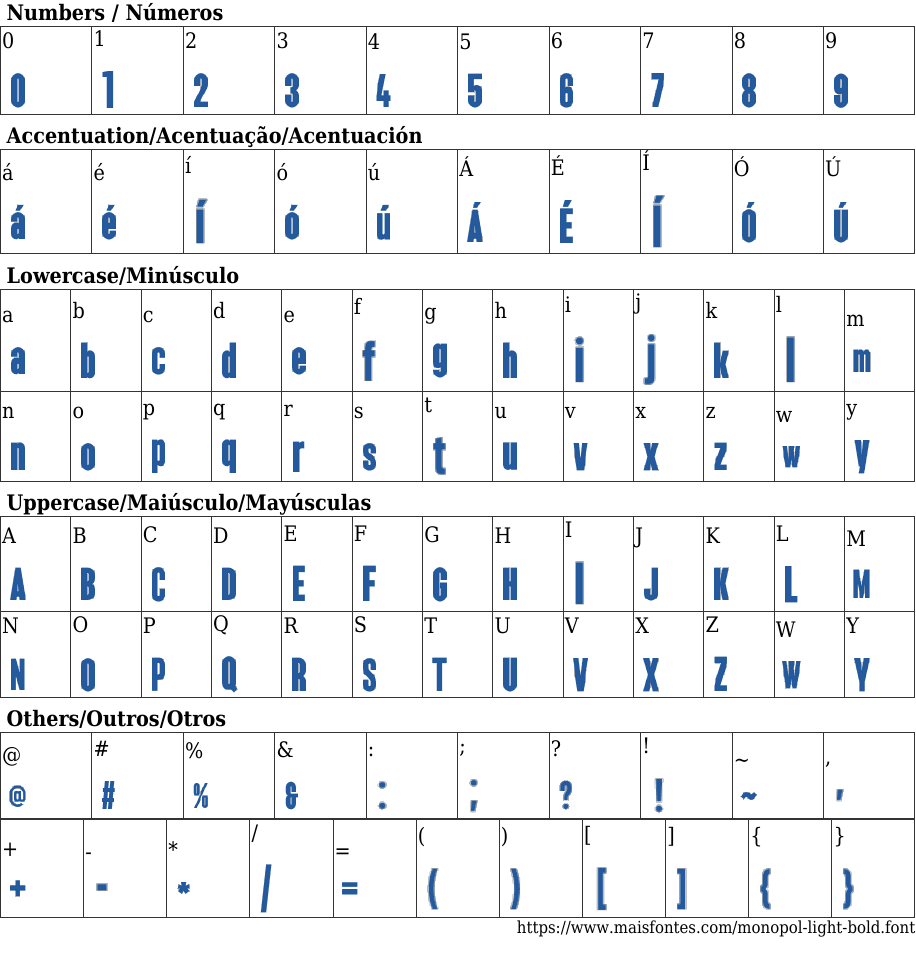 Monopol Light Bold: Free Font Download | MaisFontes