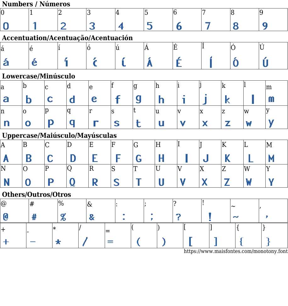 Monotony Font: Free Download | MaisFontes
