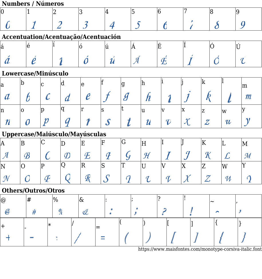 Monotype Corsiva Italic: Download Free Font | MaisFontes