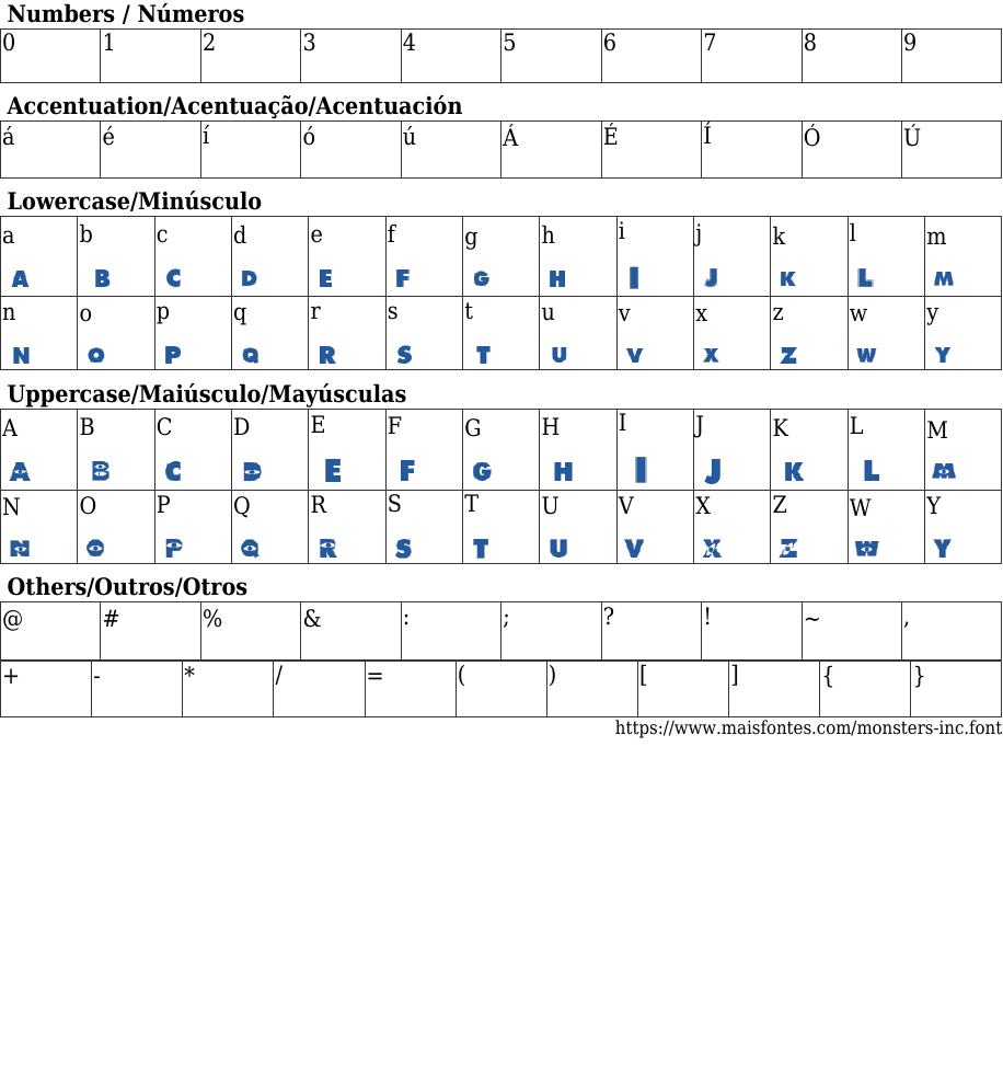 Monsters Inc Font: Free Download | MaisFontes