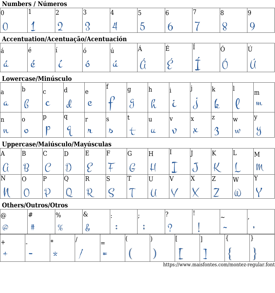 Montez Regular: Baixar Fonte Grátis | MaisFontes