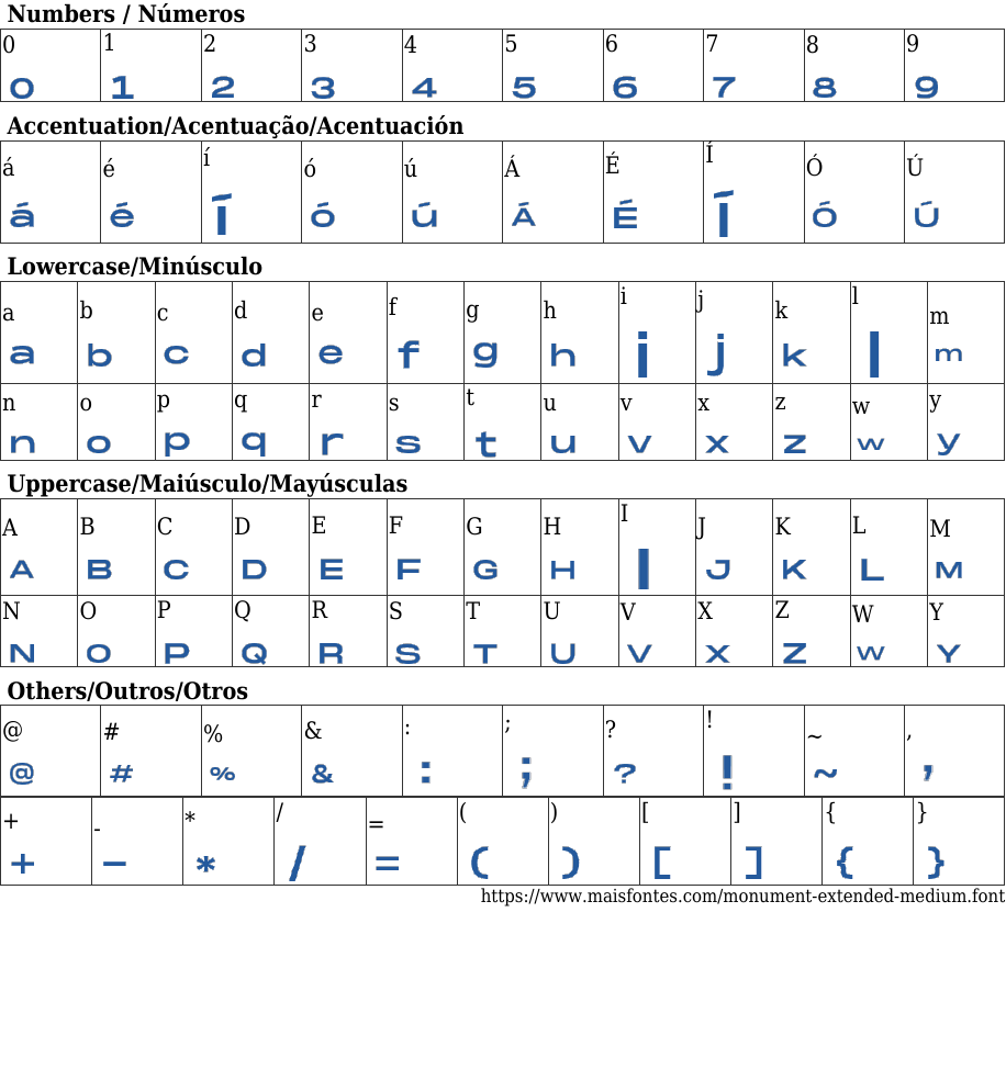 Monument Extended Medium: Free Font Download | MaisFontes